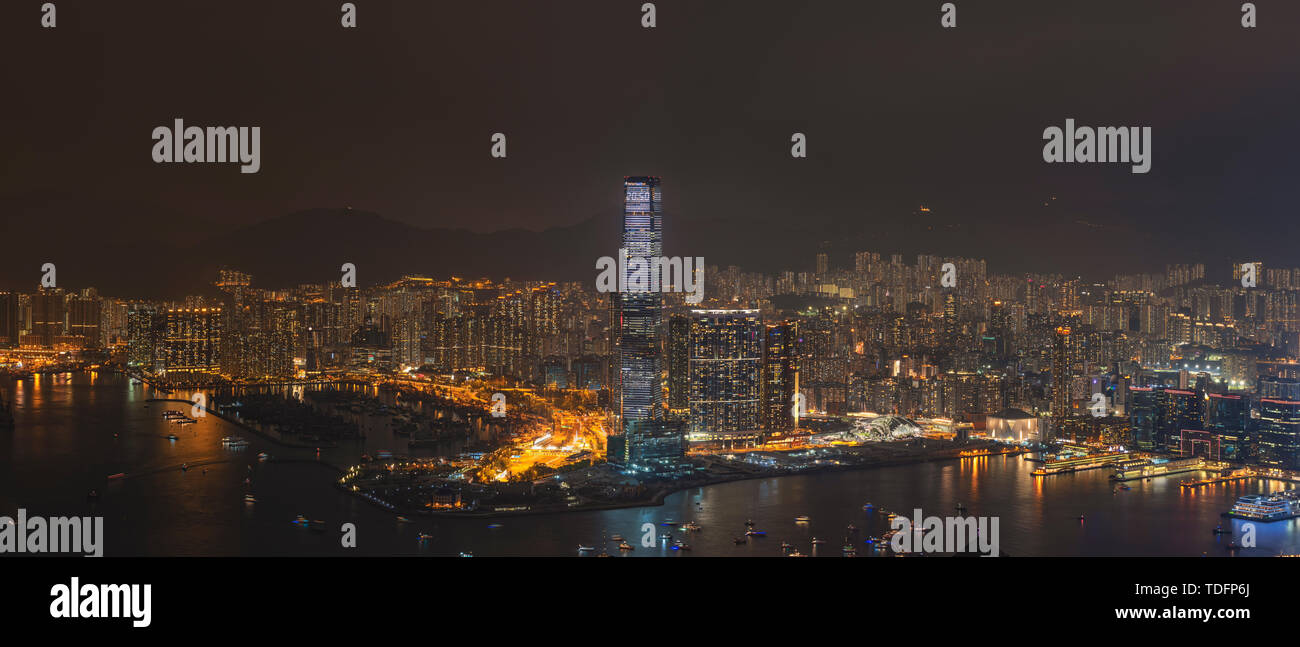 Hong Kong City Scenery Stock Photo - Alamy