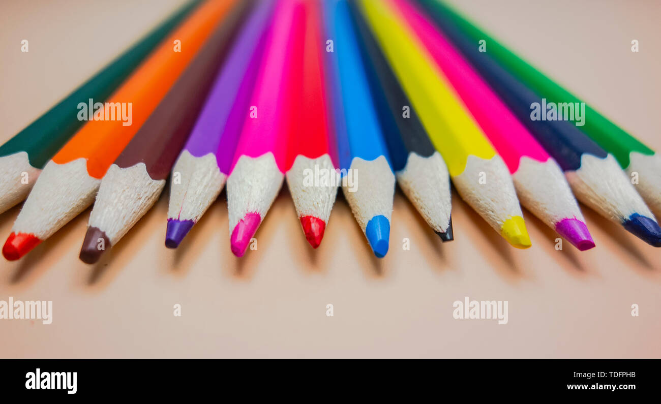 Types of pencils hi-res stock photography and images - Alamy