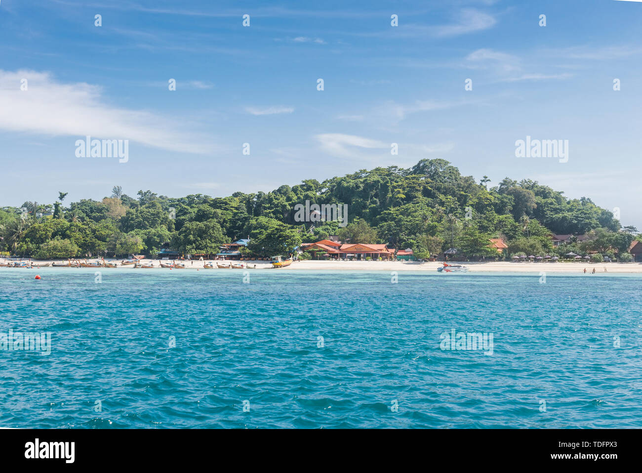 Phuzi Island, Pippi Island, Thailand, White Beach, Blue Sea Ship ...