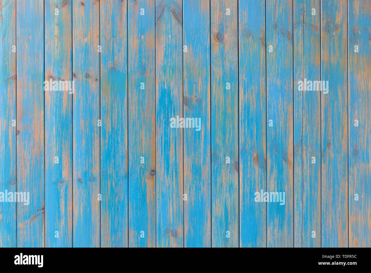 Blue wooden board background material Stock Photo - Alamy