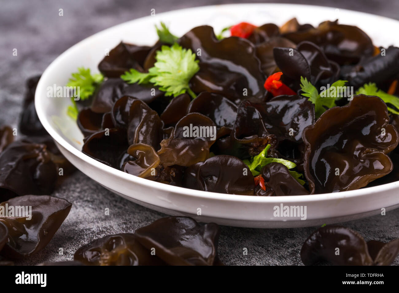 Cold fungus, traditional Chinese cuisine Stock Photo - Alamy