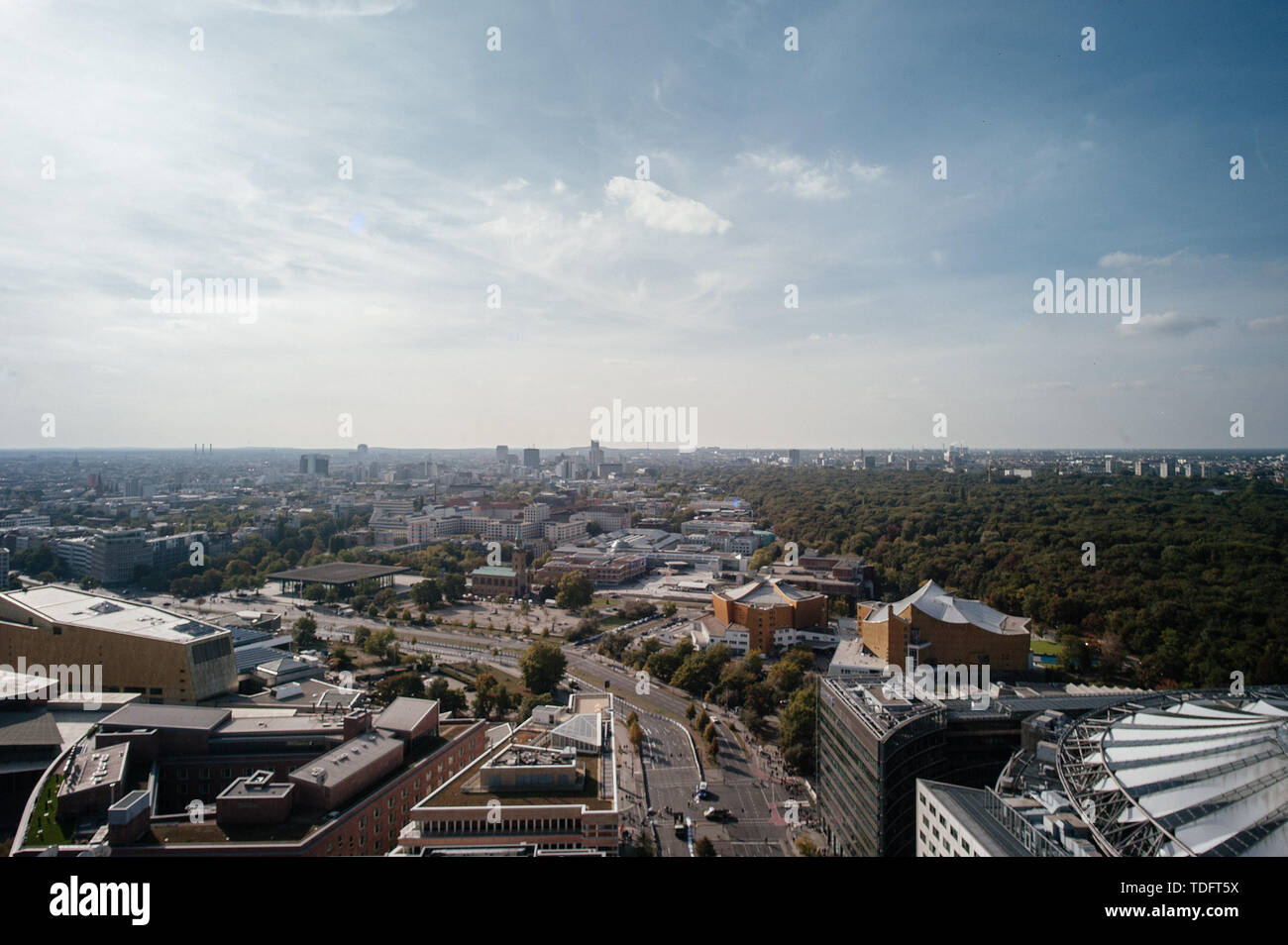 The skyline over Berlin, Germany on a sunny spring day Stock Photo - Alamy