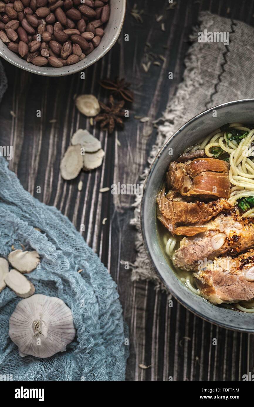 One person eating ramen Stock Photo - Alamy
