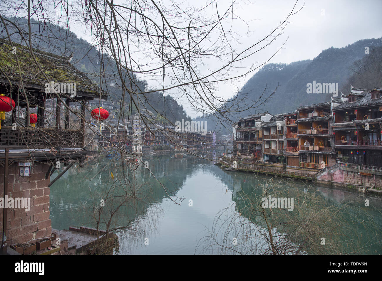 The ancient architectural scenery of the ancient city of Phoenix Stock ...