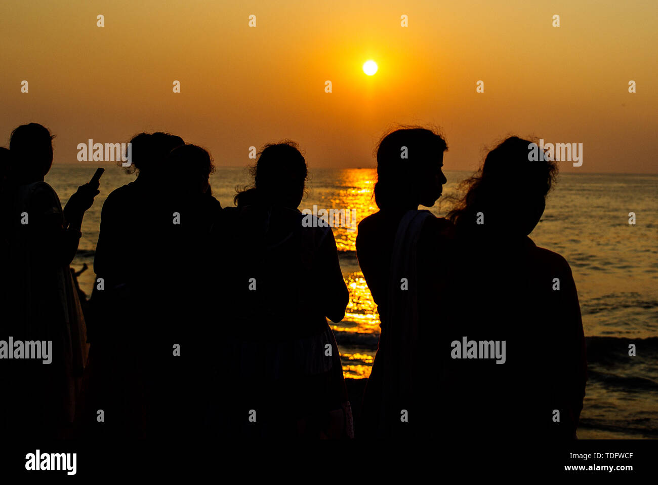 Sunset in Fort Kochi, Kerala, India Stock Photo - Alamy