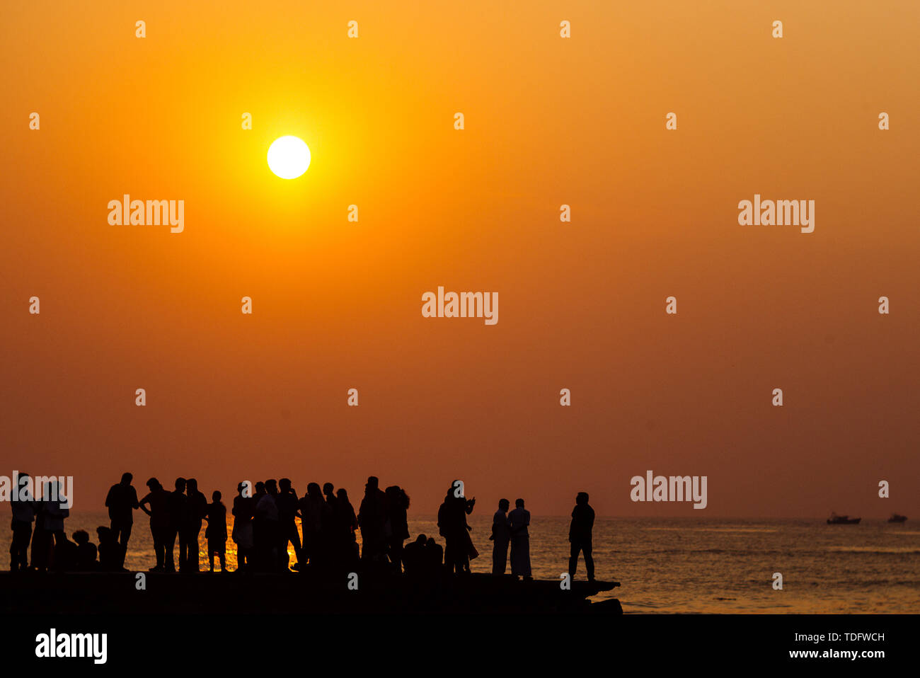 Sunset in Fort Kochi, Kerala, India Stock Photo - Alamy