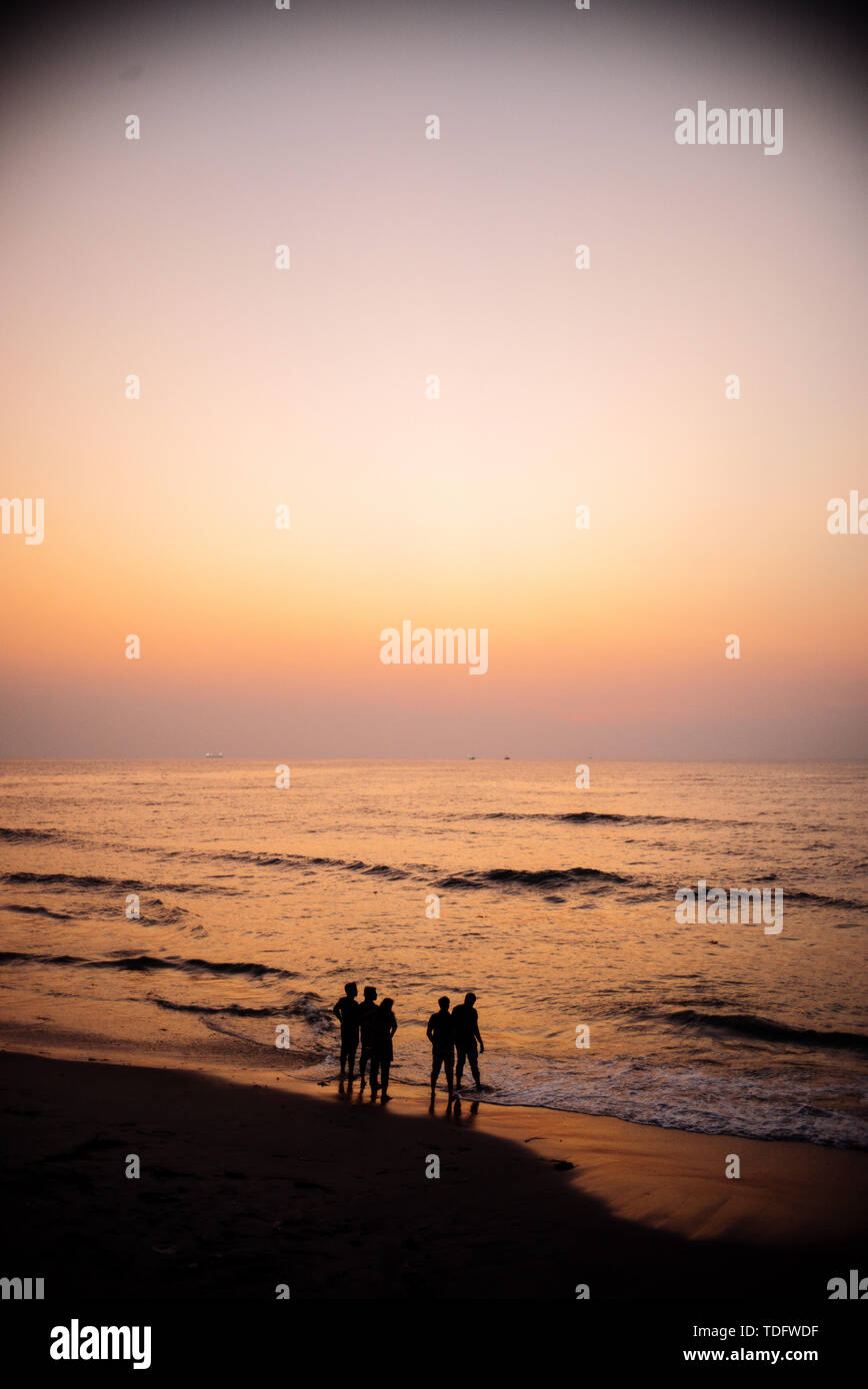 Sunset in Fort Kochi, Kerala, India Stock Photo - Alamy