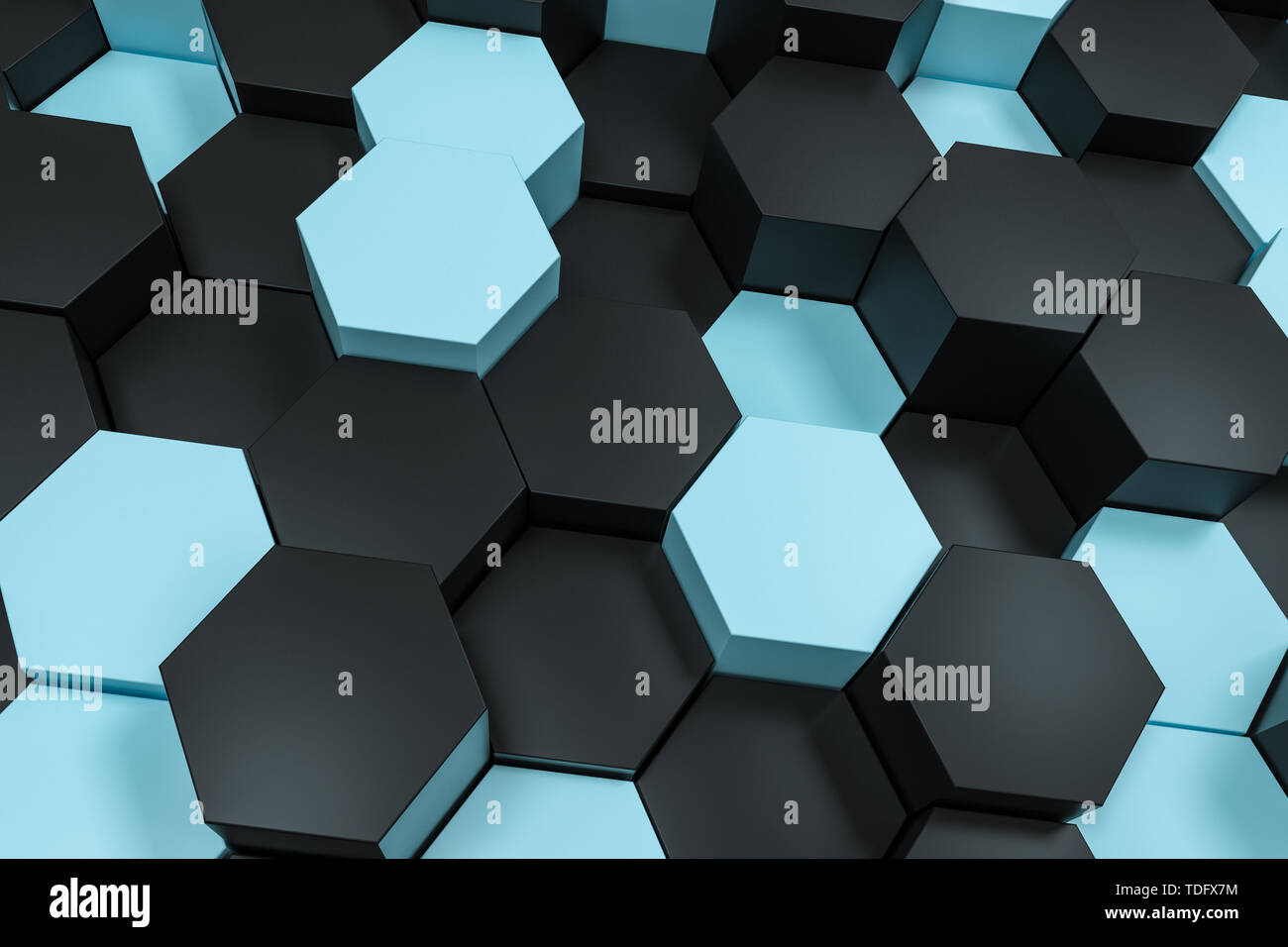 Hexagonal square combination, technology-sensitive background, three ...