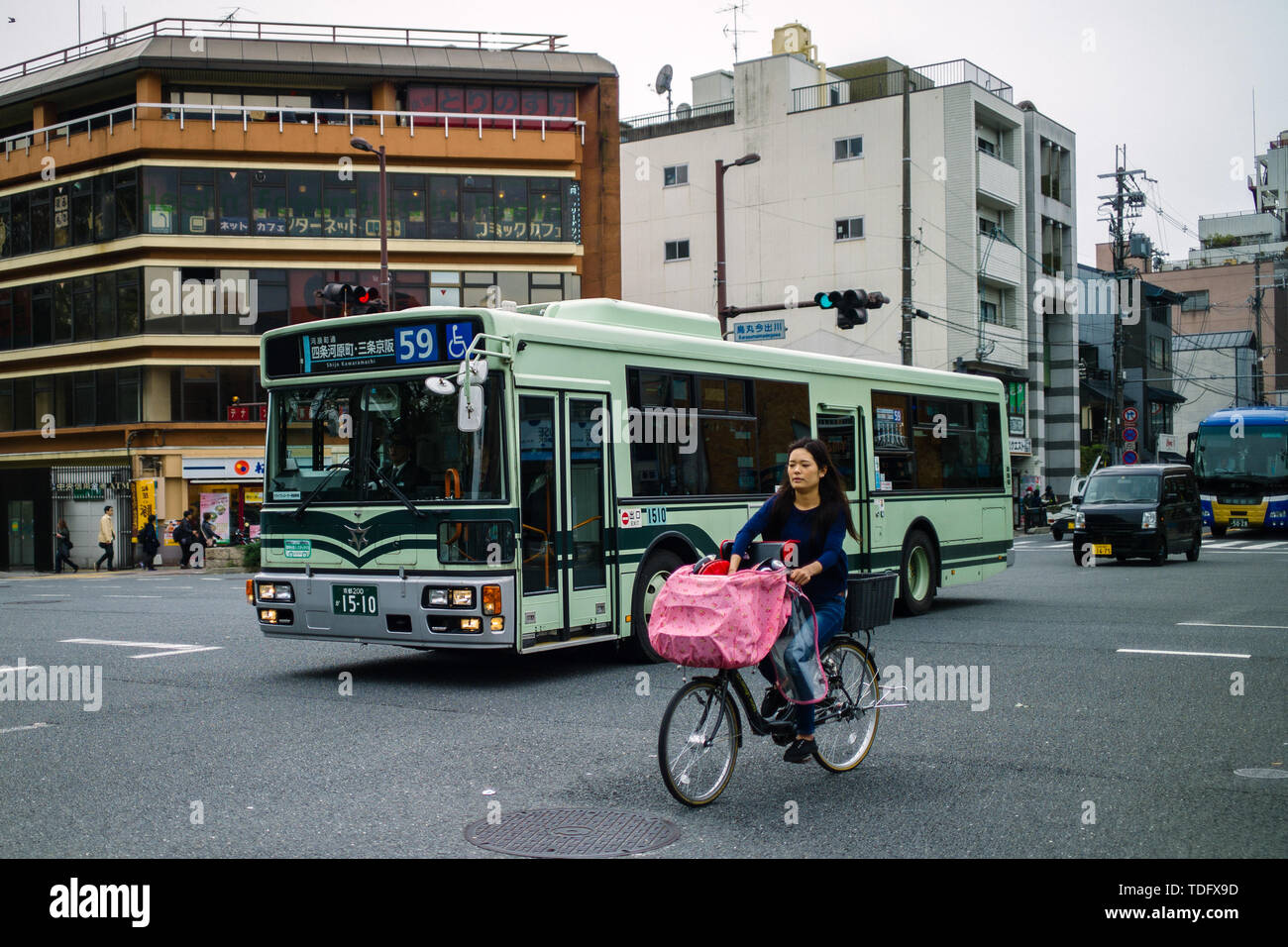 Kyoto bicycles hi-res stock photography and images - Alamy