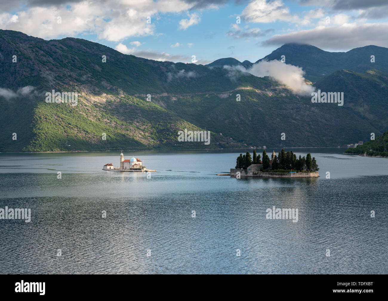 Ostrvo in the Bay of Kotor in Montenegro Stock Photo - Alamy