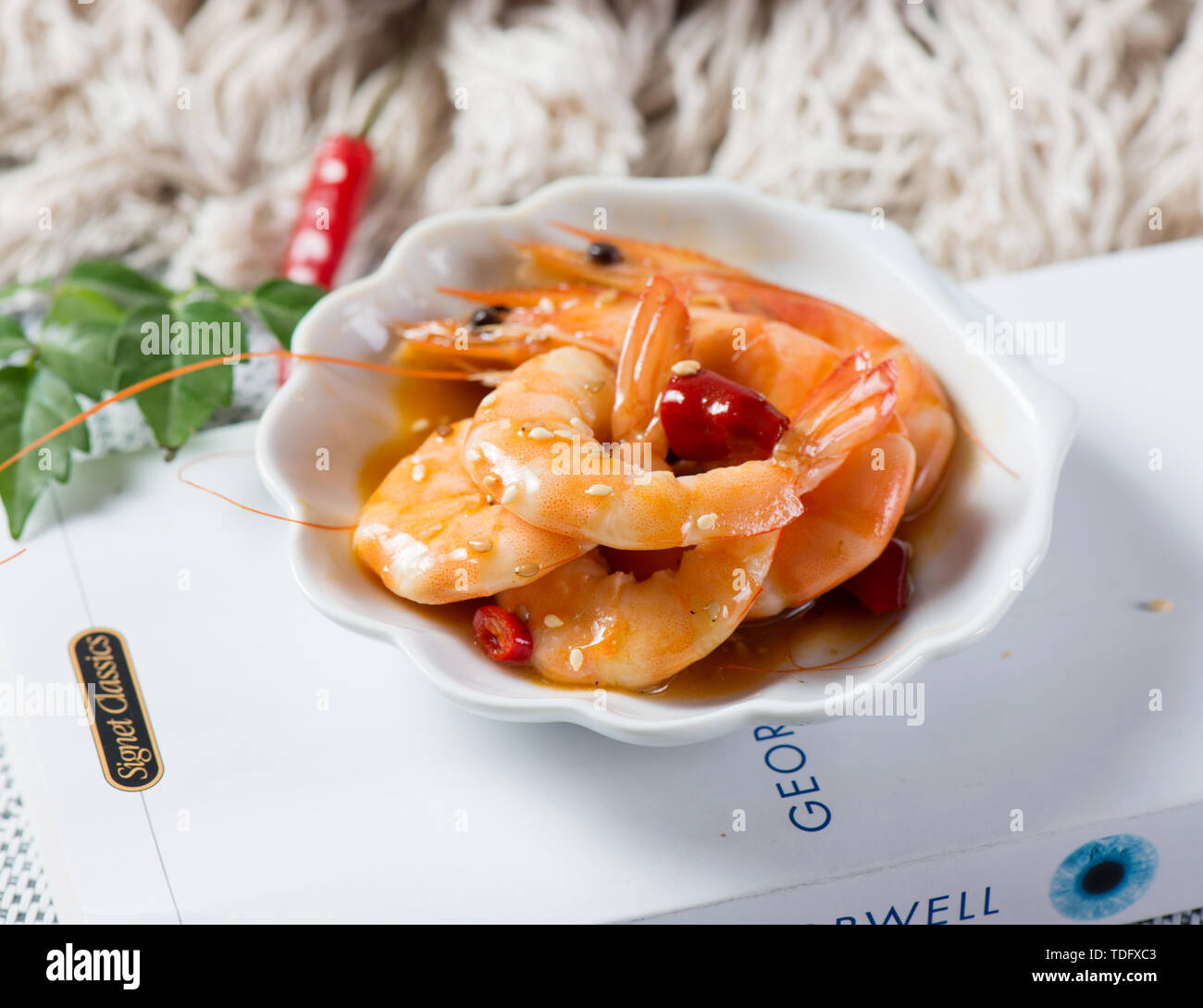 Seafood Arctic shrimp Stock Photo - Alamy