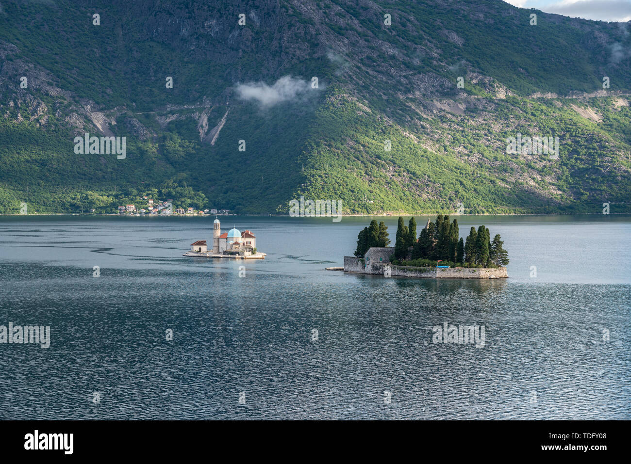 Ostrvo in the Bay of Kotor in Montenegro Stock Photo - Alamy
