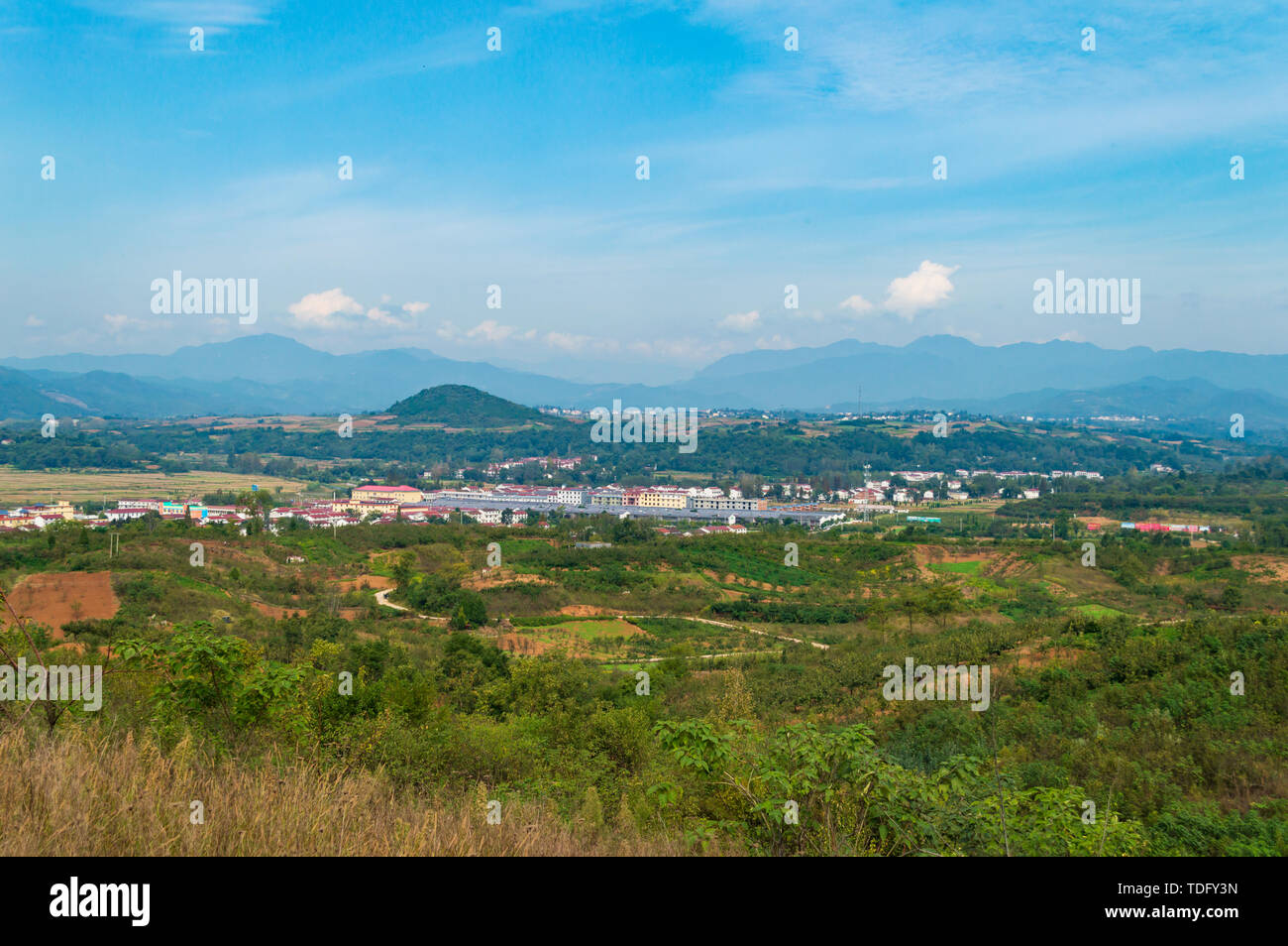 The scenery of Hanzhong, Shaanxi Stock Photo - Alamy