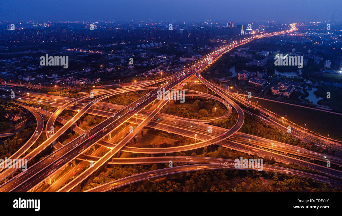 Landmark Landscape of Urban Road in Pudong New Area, Shanghai ...