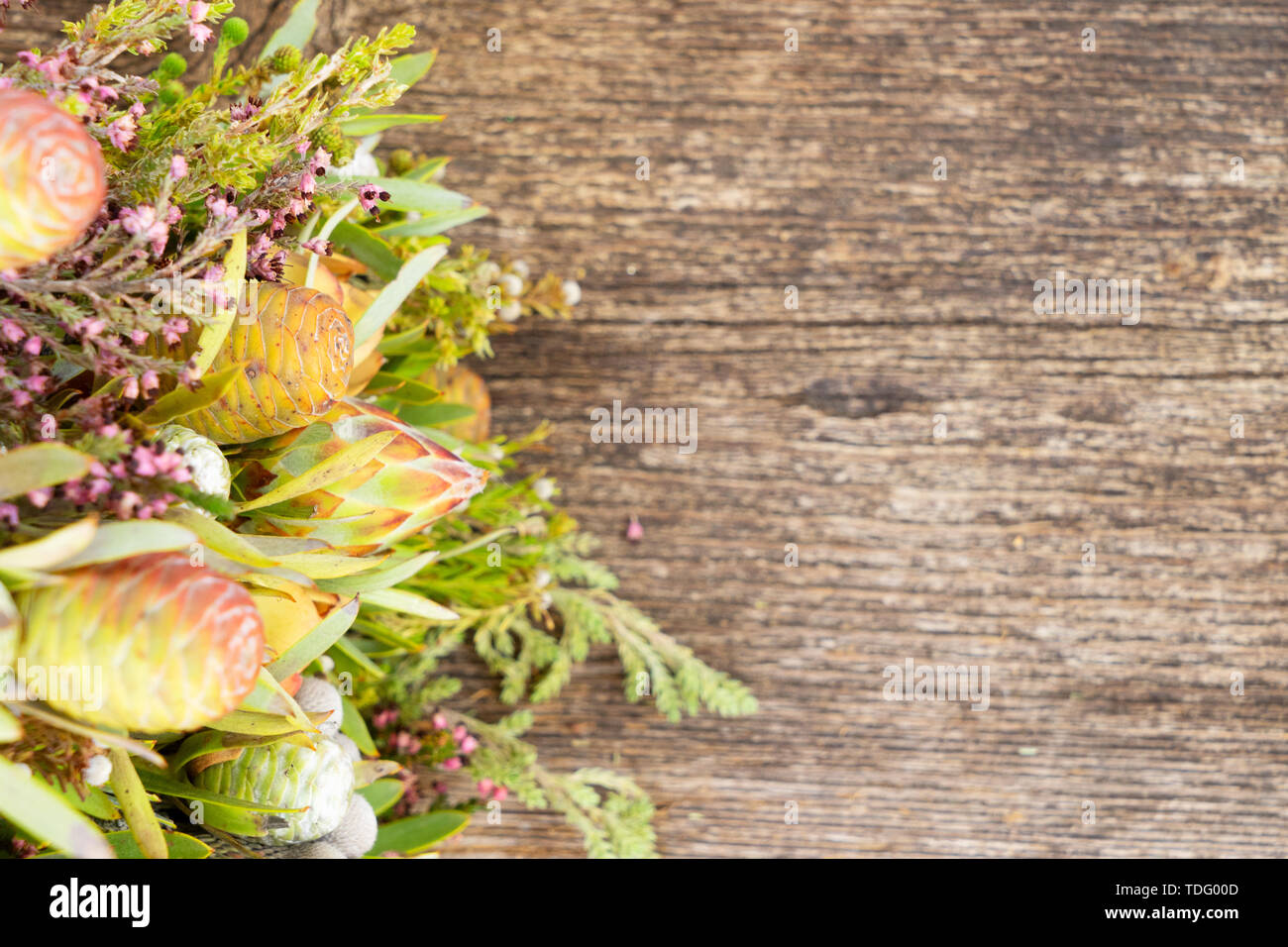 Dried fall flowers Stock Photo - Alamy
