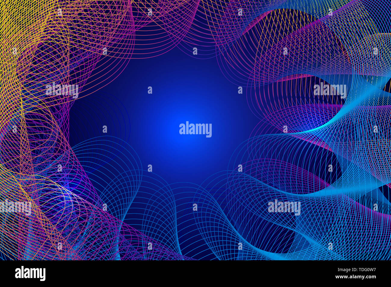 Colorful gradient glowing wave line abstract background Stock Photo - Alamy