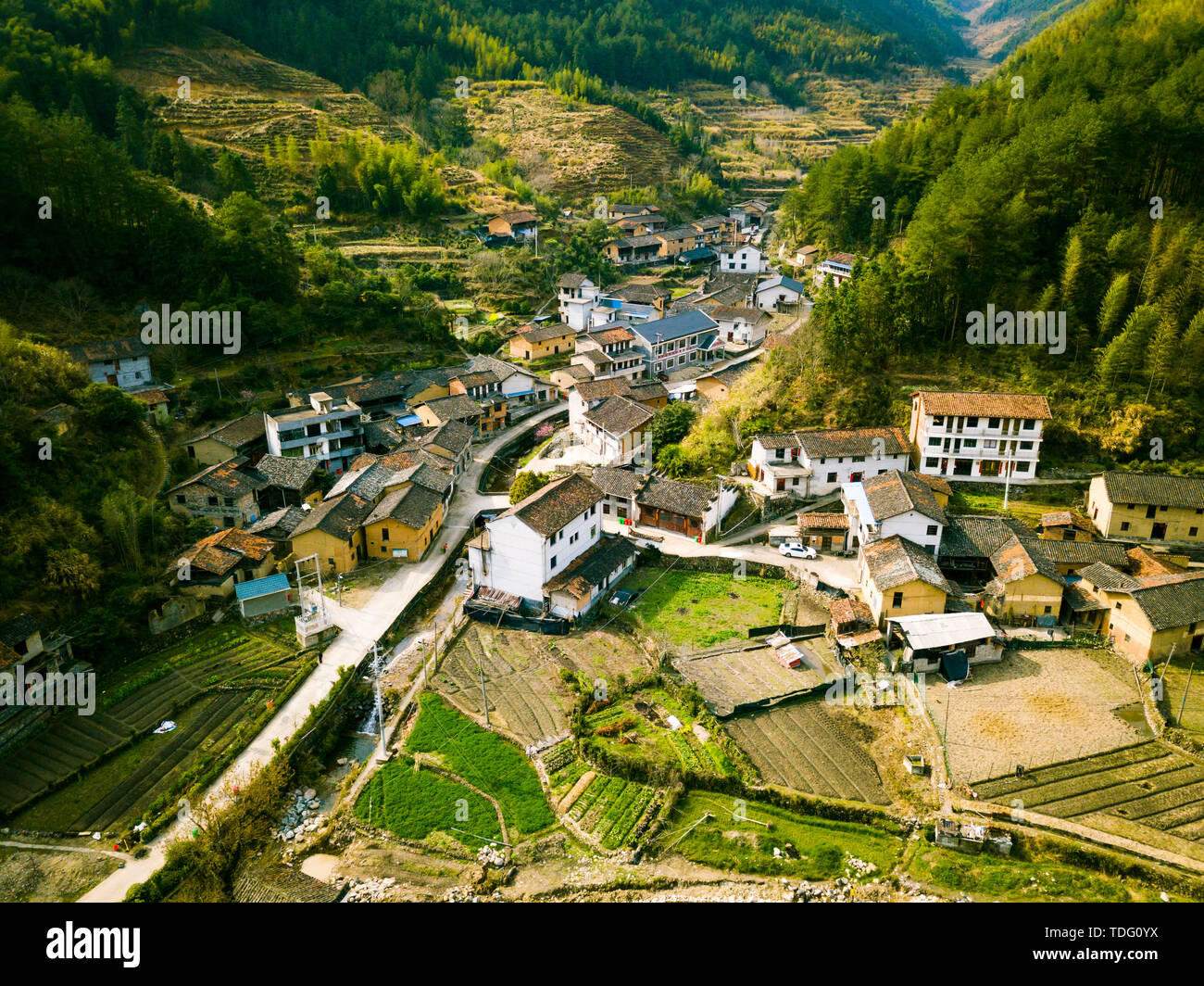 Lishui ancient village Stock Photo - Alamy