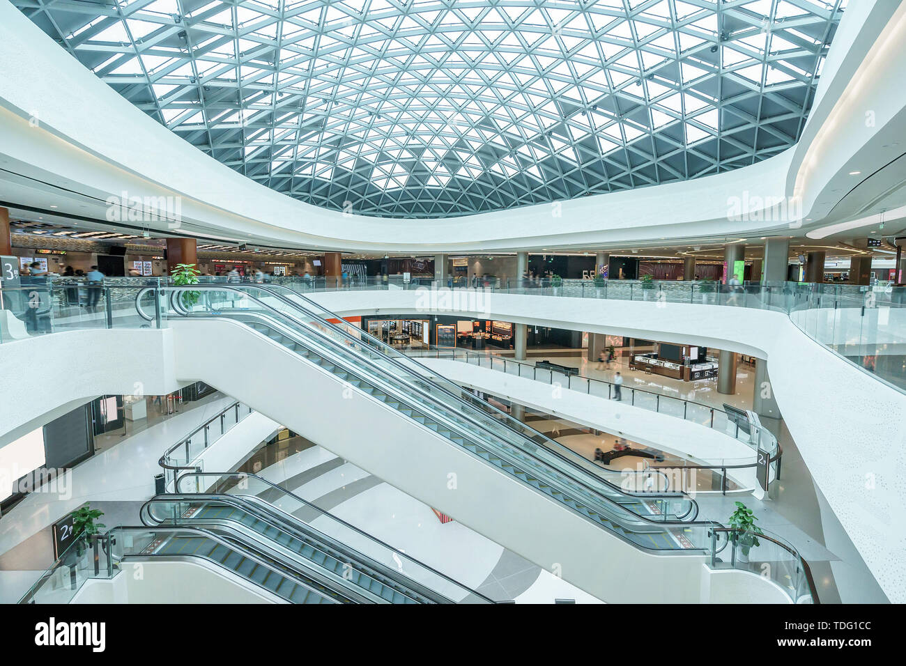 Store interior design no one in modern city hi-res stock photography ...