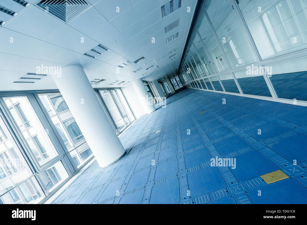 Interior of modern office building Stock Photo - Alamy