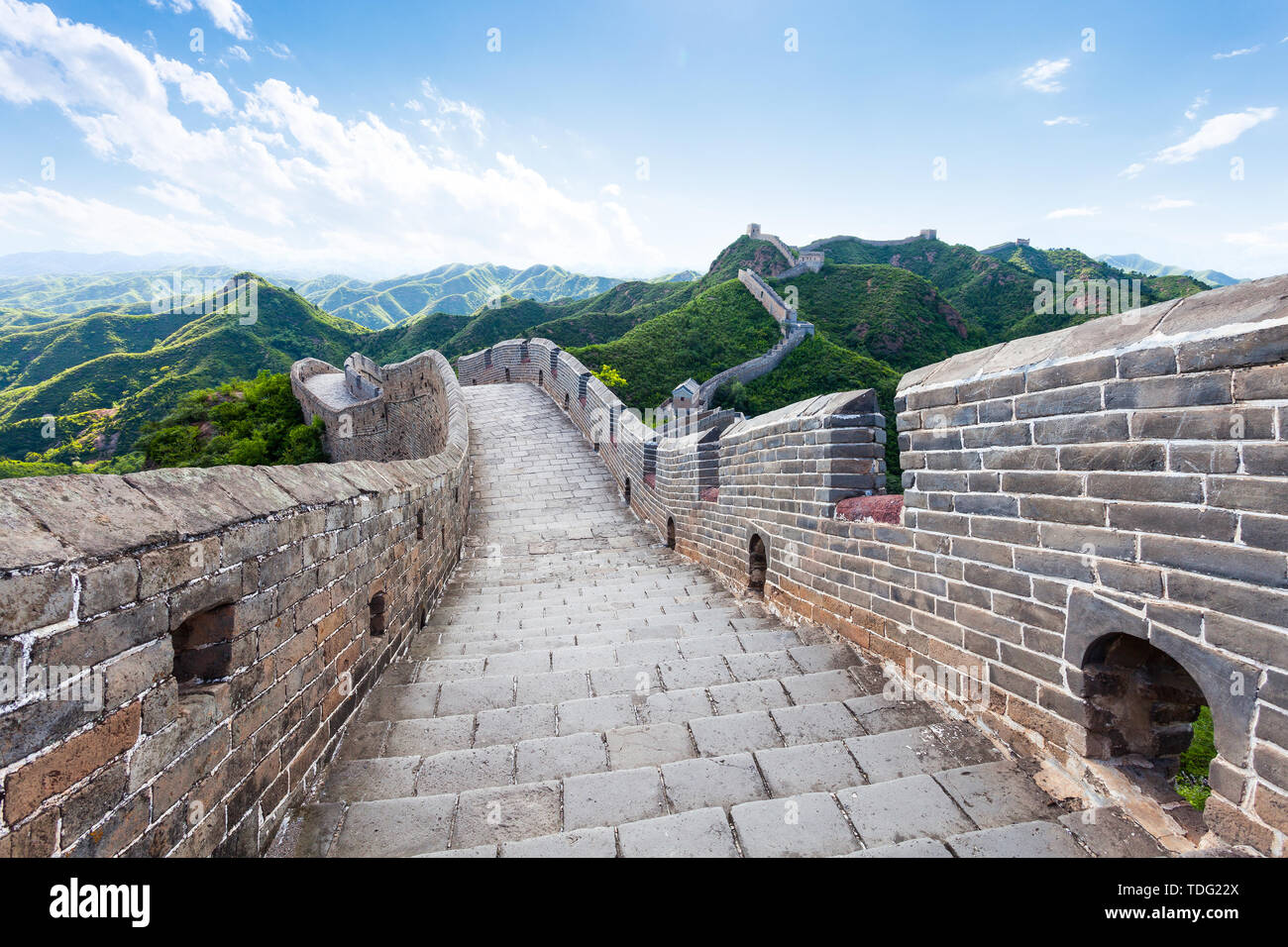 great wall the landmark of china and beijing Stock Photo - Alamy