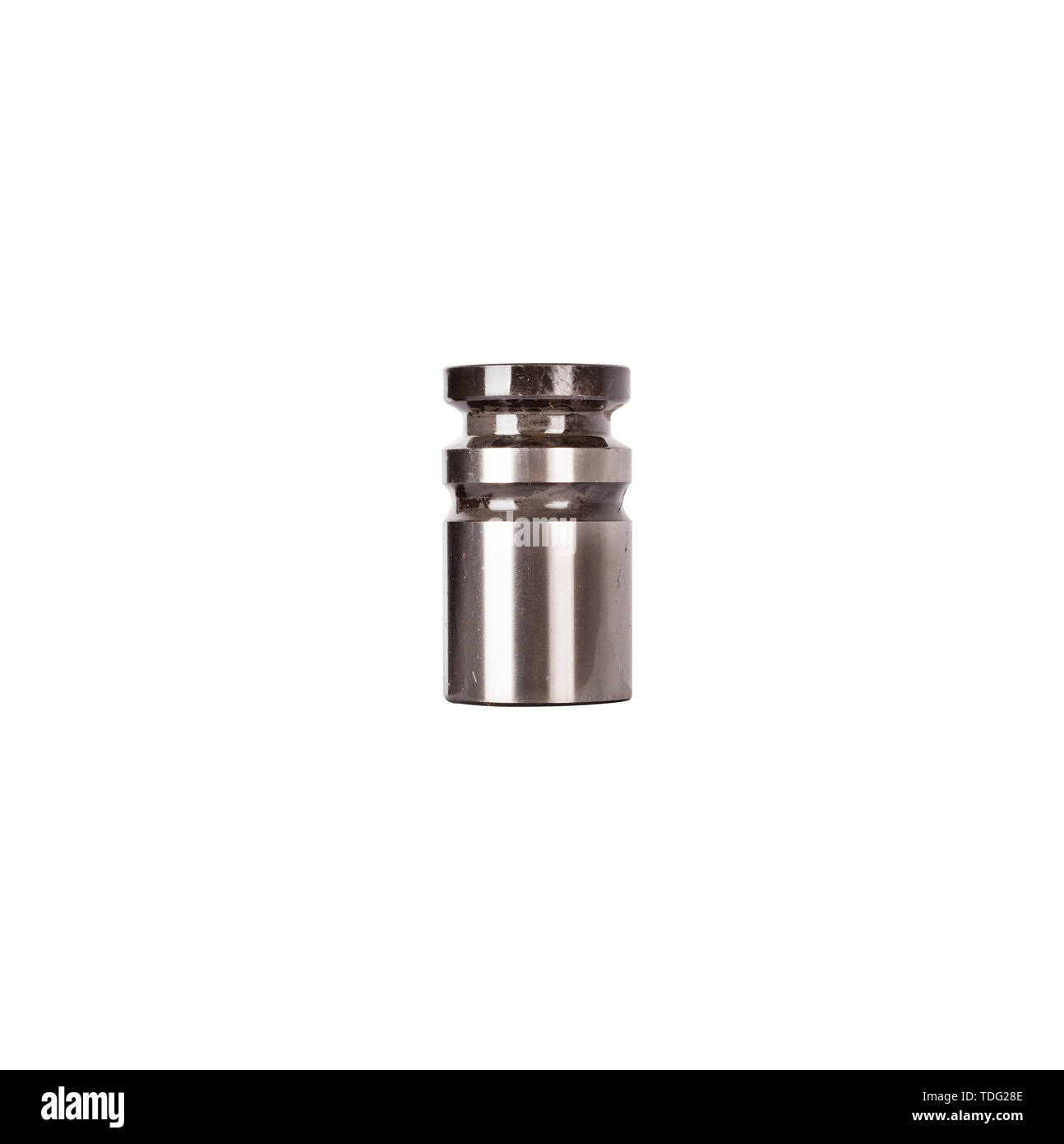 Metal component on white background Stock Photo - Alamy