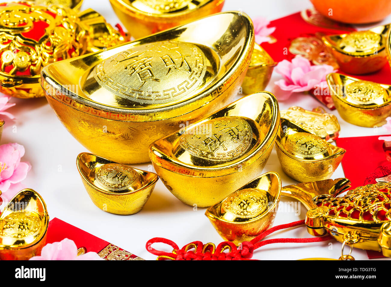 Spring Festival material background Stock Photo - Alamy