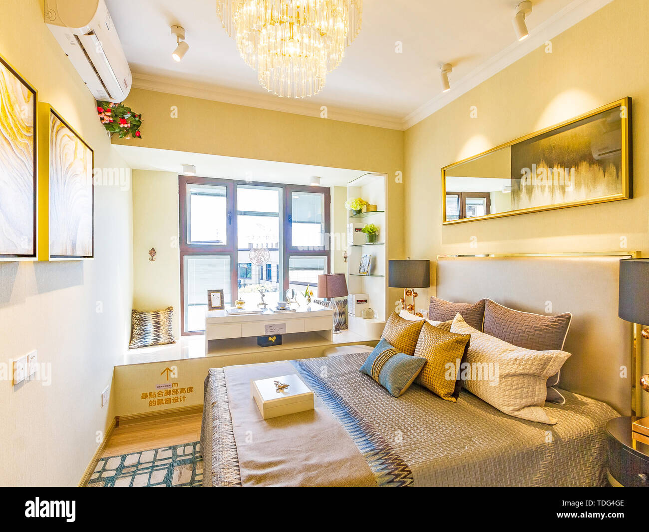 Bedroom, sleep, comfortable and comfortable rest environment, different ...