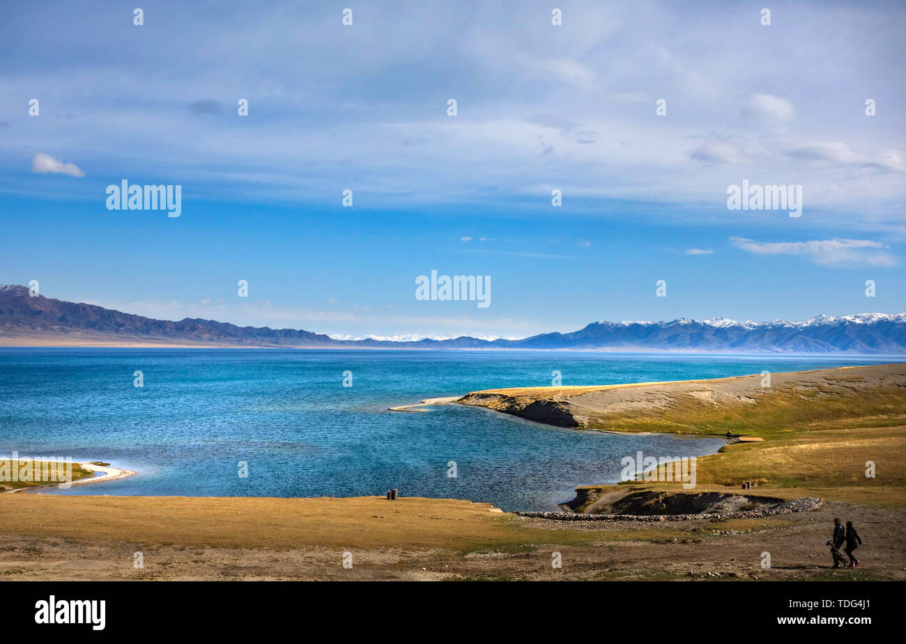Sailimu Lake scenery Stock Photo - Alamy