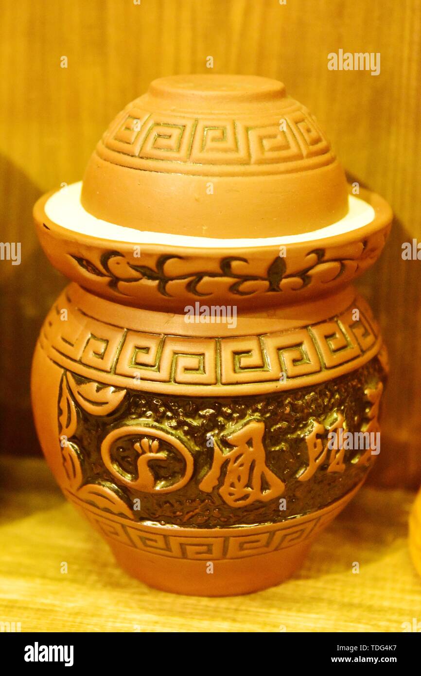 Old altar sauerkraut jar Stock Photo - Alamy