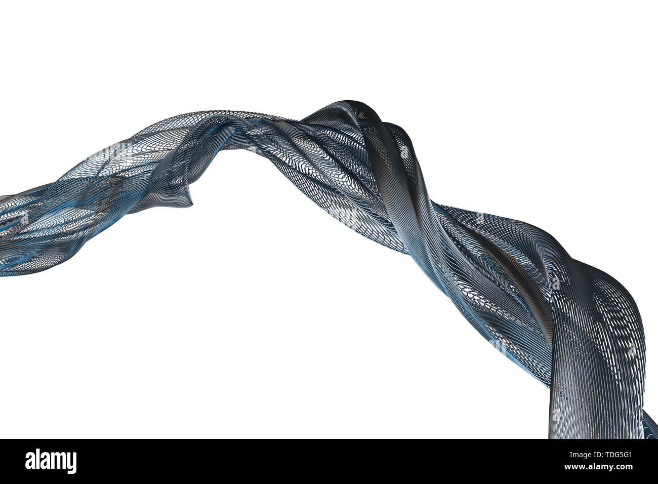 Reticulated metal flow special effects, three-dimensional rendering ...