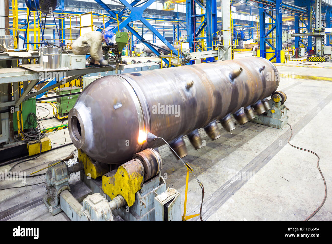Interior of factory workshop Stock Photo - Alamy