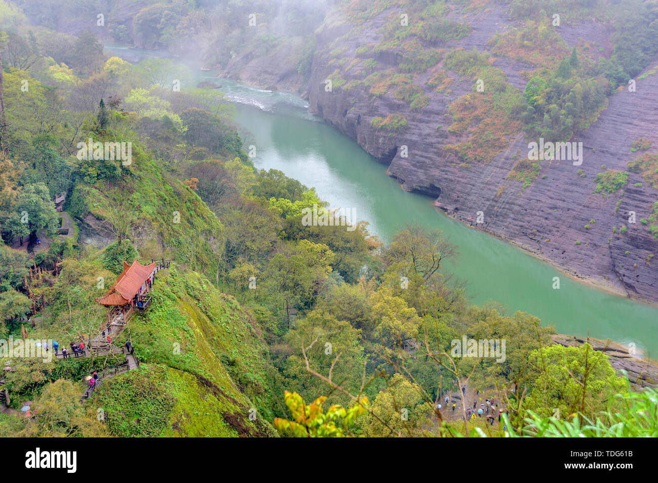 Wuyi mountains cliffs hi-res stock photography and images - Alamy