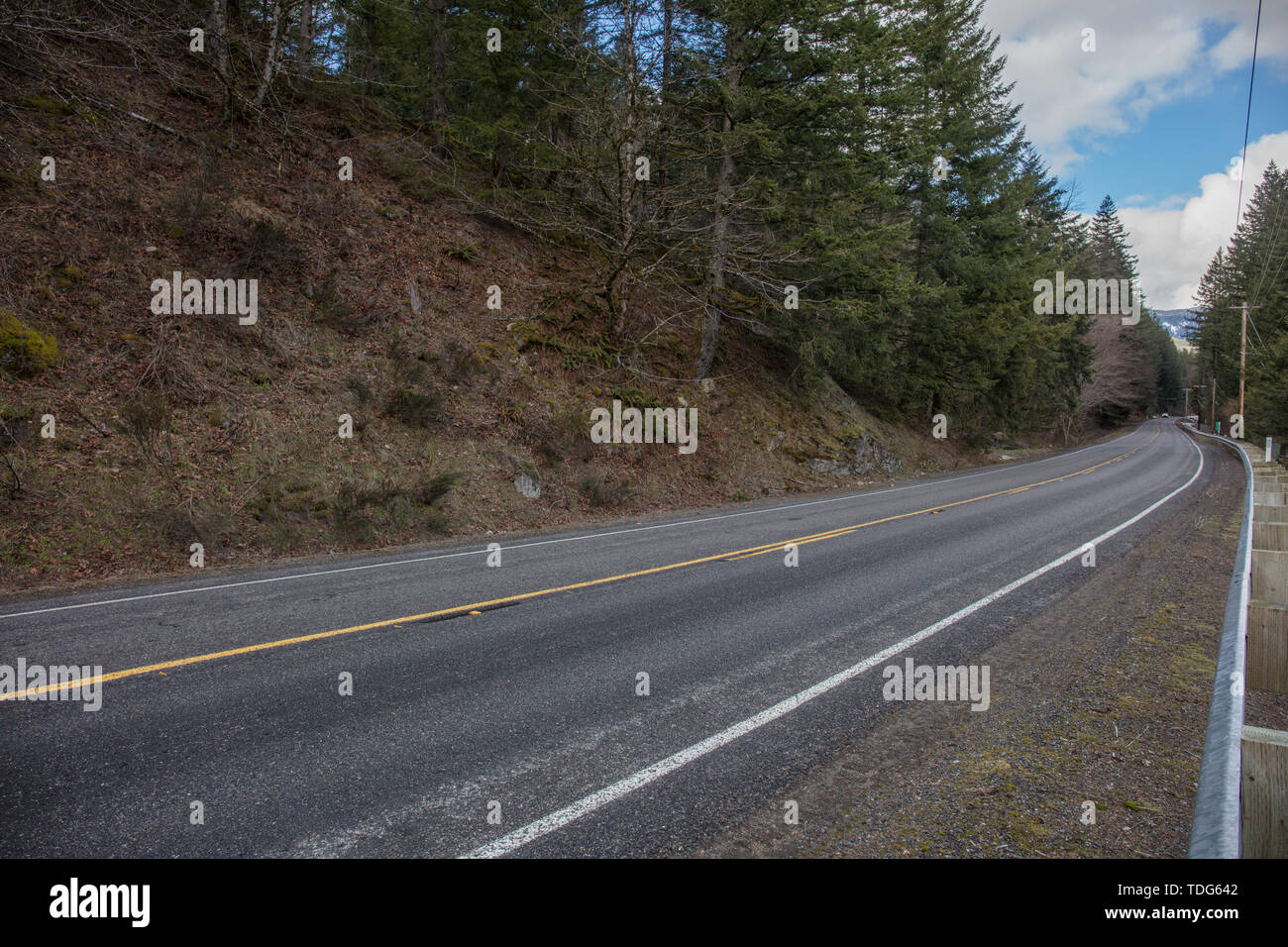 Road material for Oregon, United States Stock Photo - Alamy