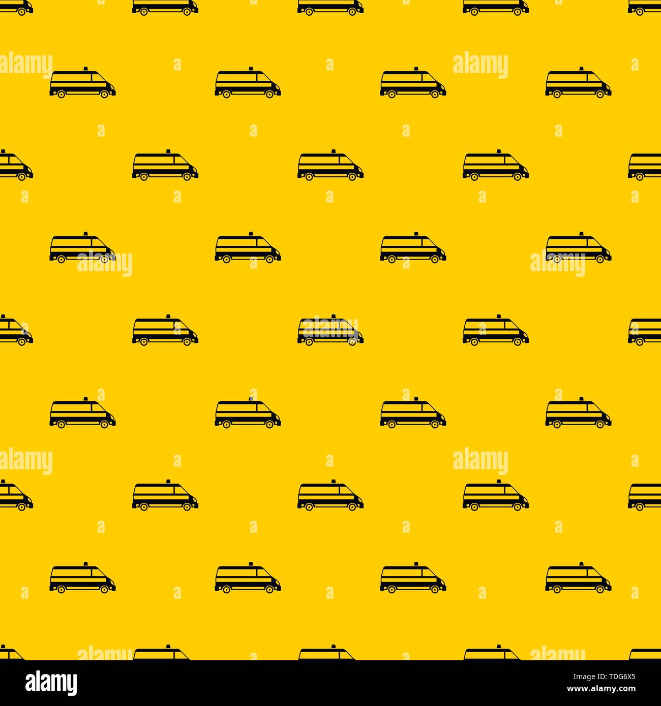 Ambulance car pattern vector Stock Vector Image & Art - Alamy