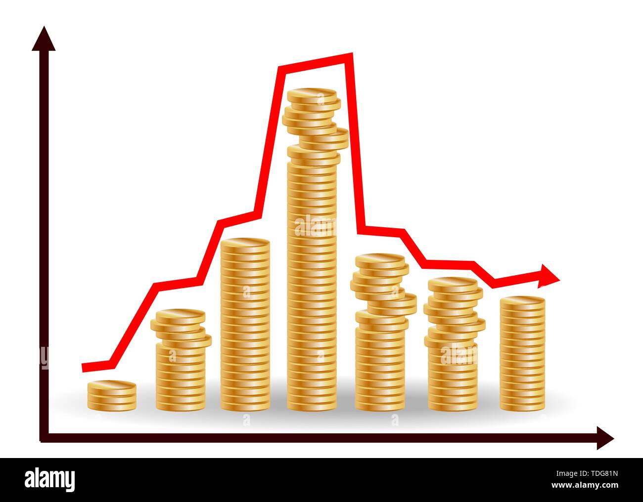 Leaking money Cut Out Stock Images & Pictures - Alamy