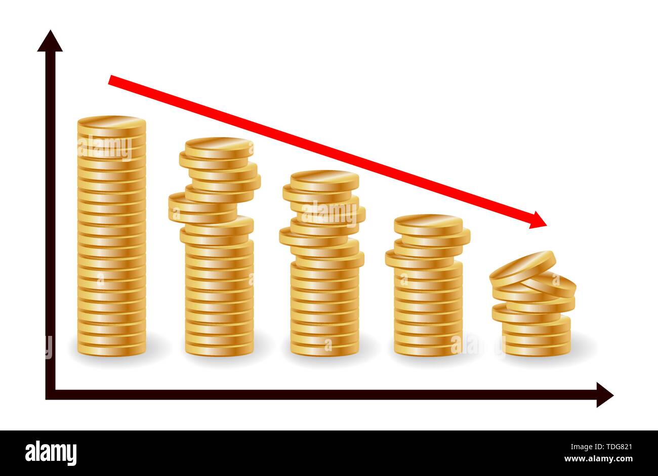 Leaking money Cut Out Stock Images & Pictures - Alamy