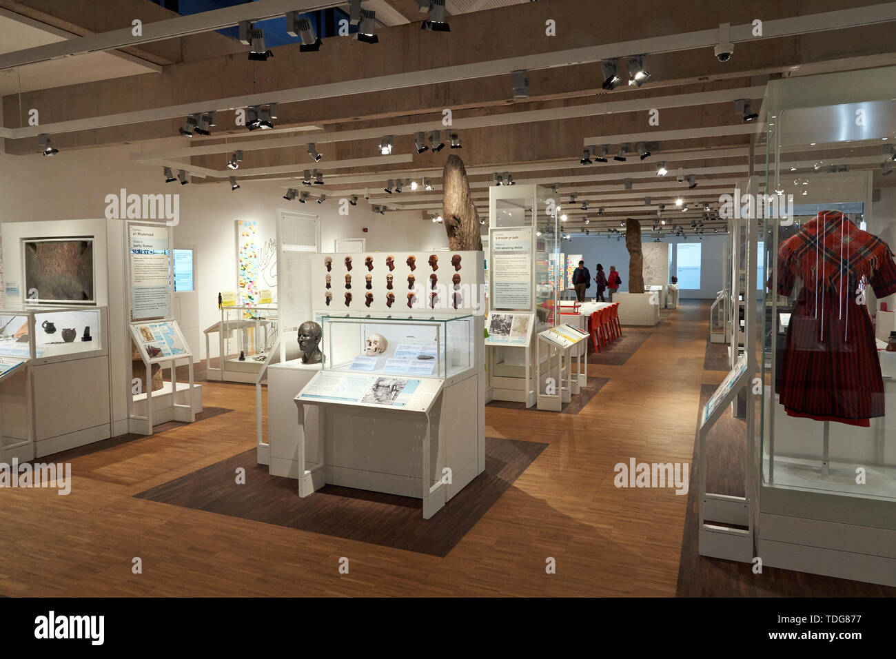 Display gallery/oriel, St Fagans National Museum of History, Cardiff ...