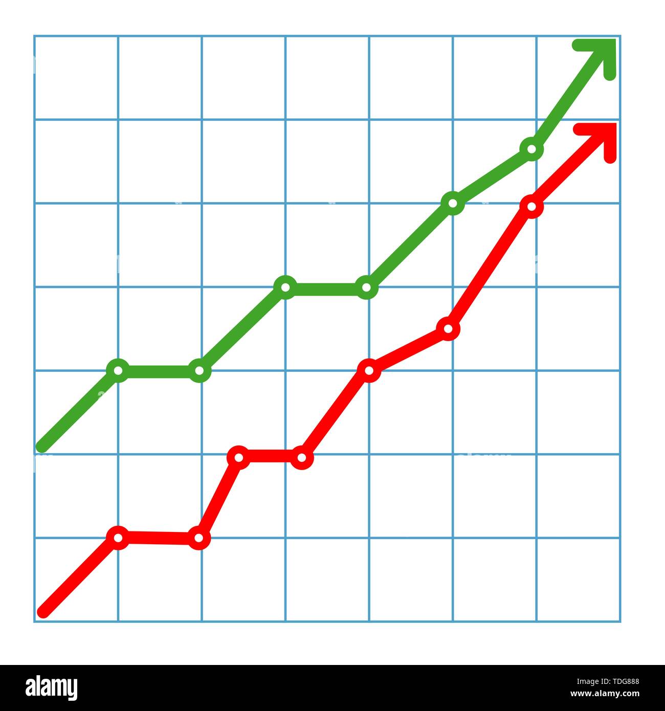 Business candle stick graph chart of stock market investment trading on ...