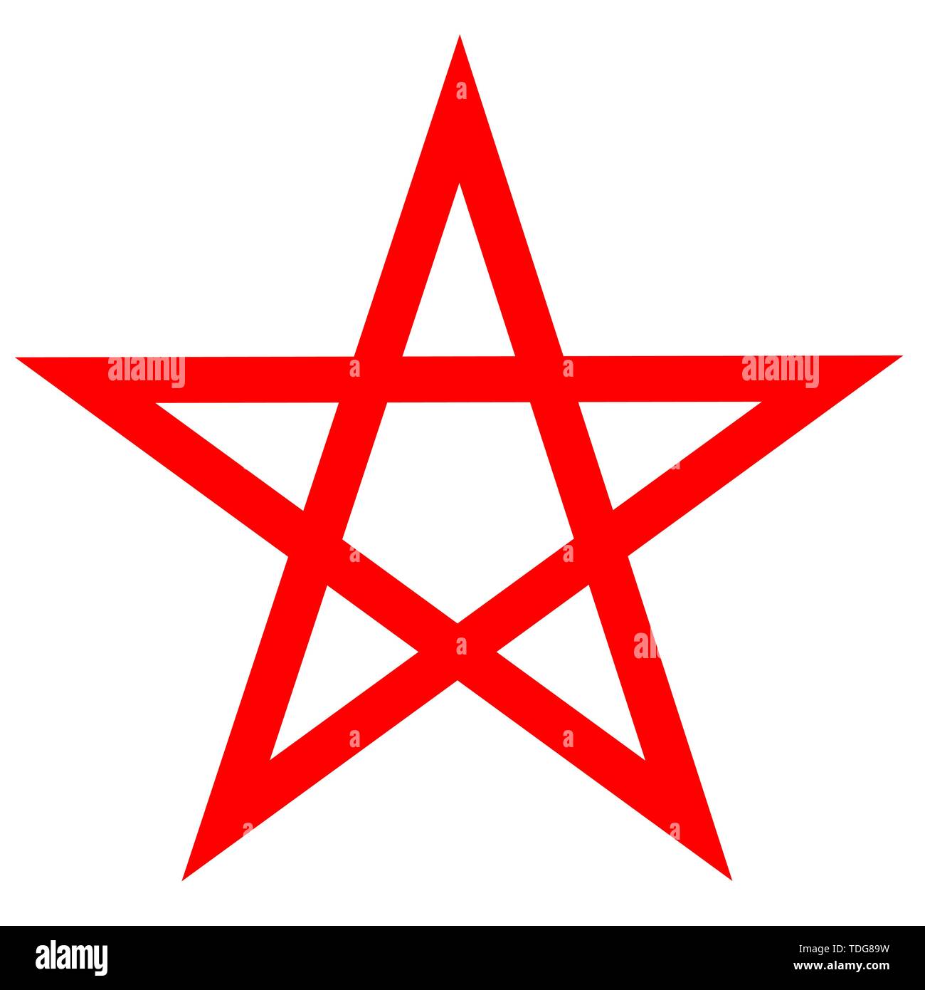Pentangle symbol Stock Vector Images - Alamy