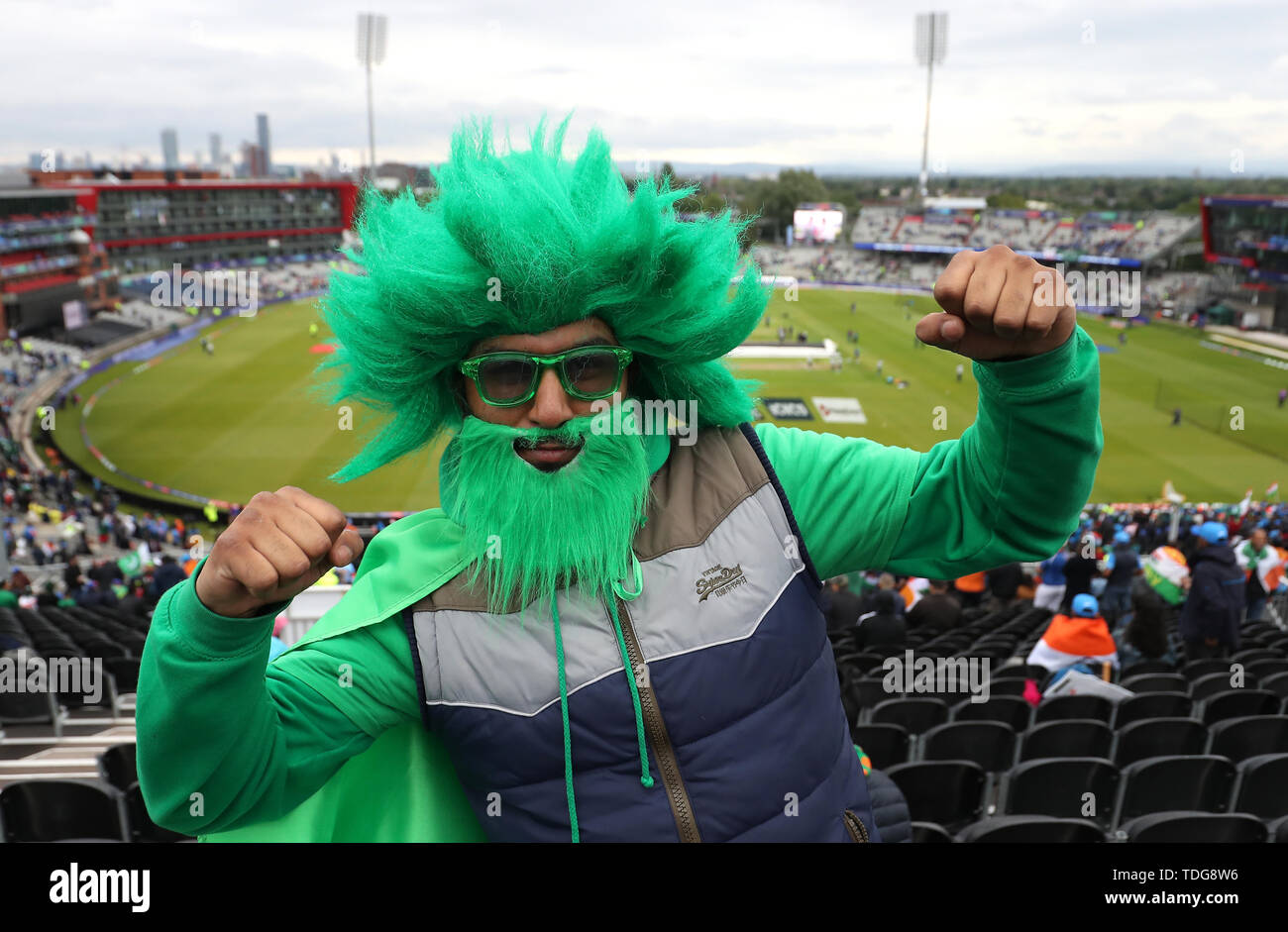 Pakistan fans in the stands prior to the ICC Cricket World Cup group ...