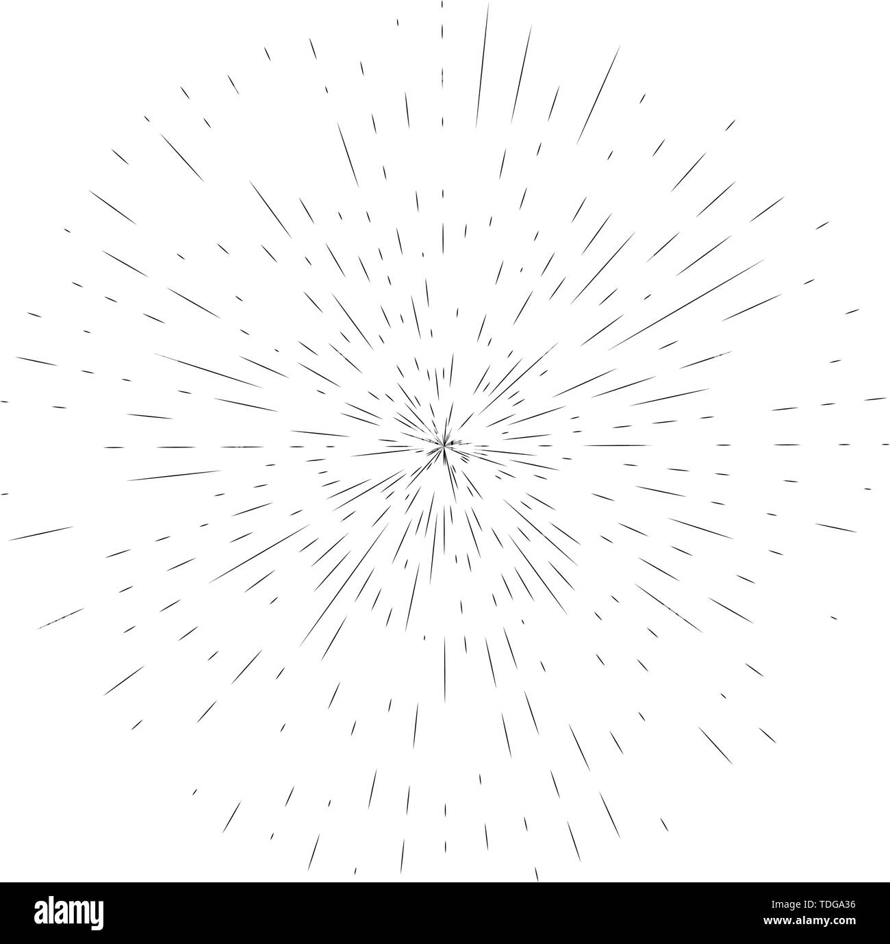 Retro sun bursts, Vintage radiant sun rays shape, logo, labels or ...