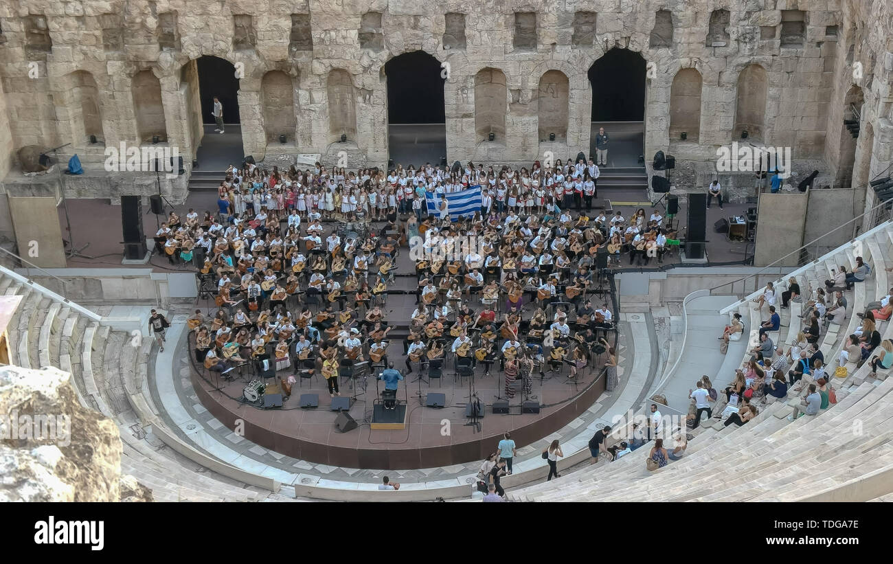 Temple of herodes atticus hi-res stock photography and images - Alamy