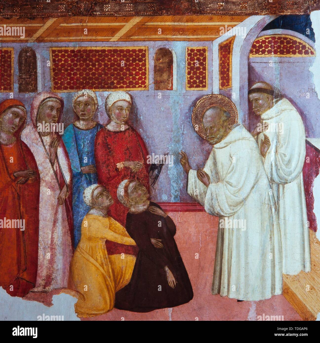 Jaume Ferrer Bassa / Tablas de San Bernardo de Claraval. 1345. Museum ...