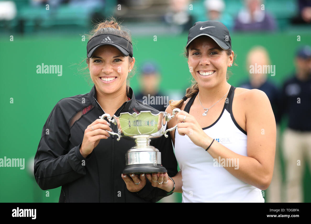 USA's Desirae Krawczyk (left) and Mexico's Giuliana Olmos after winning ...
