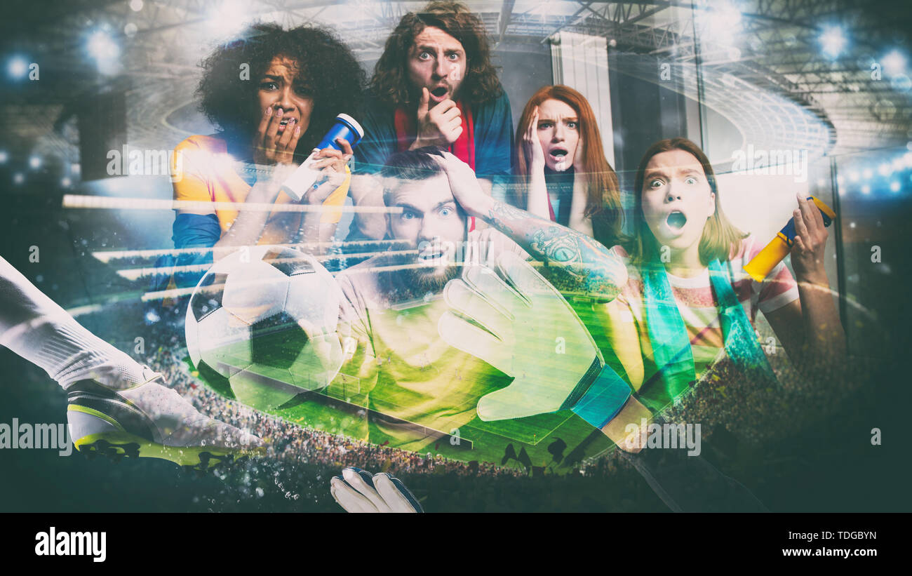 People attend night match hi-res stock photography and images - Alamy