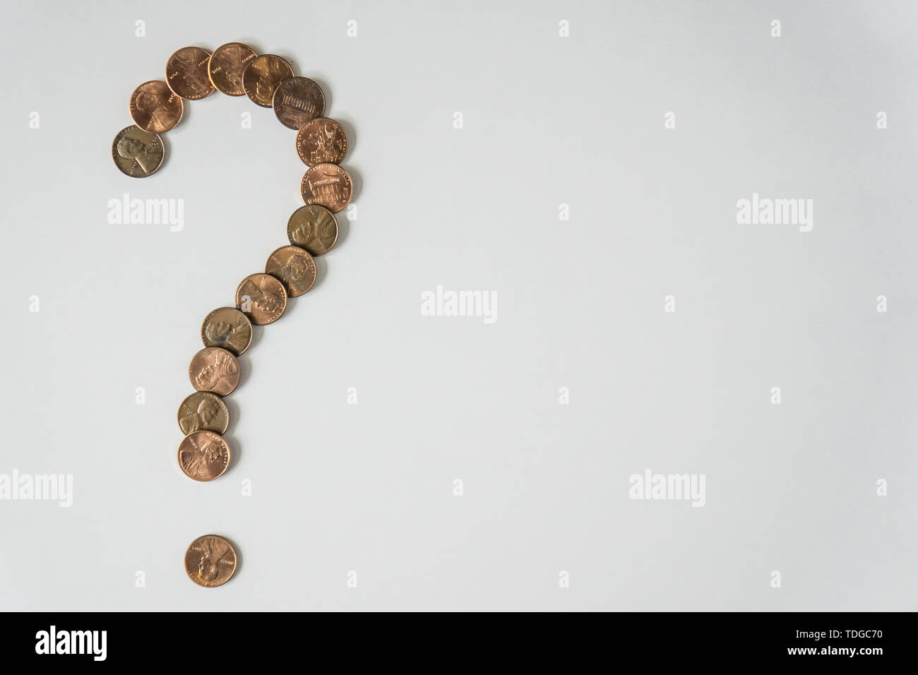 Money question mark hi-res stock photography and images - Alamy