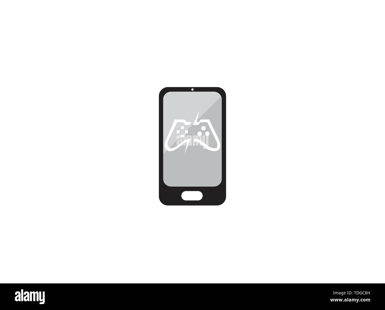 Games controller phone Stock Vector Images - Alamy