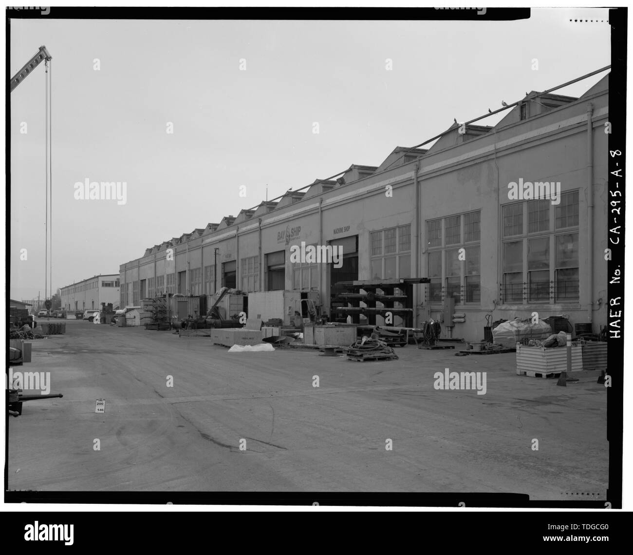 In east coast shipyard Black and White Stock Photos & Images - Alamy
