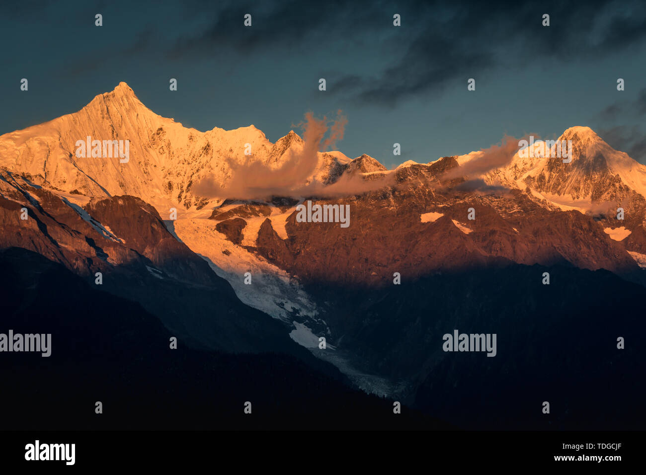 Scenery of Meri Snow Mountain, Yunnan Stock Photo - Alamy