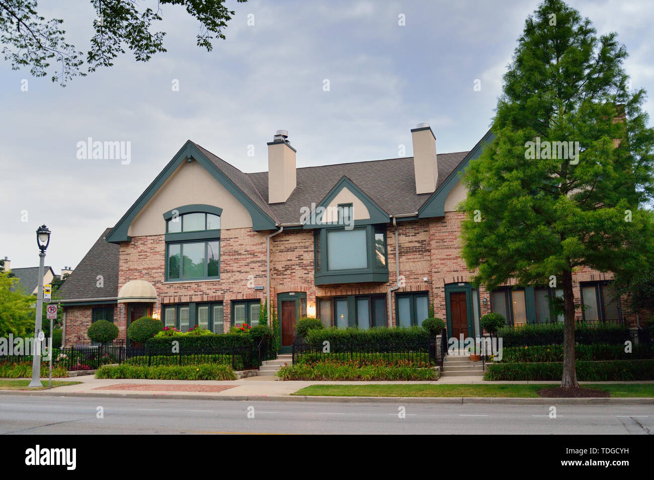 American street architecture Stock Photo - Alamy